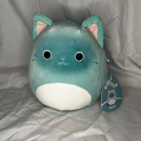 Squishmallows | Toys | Nwt Sigrid The Blue Cat 75 Squishmallow Soft ...